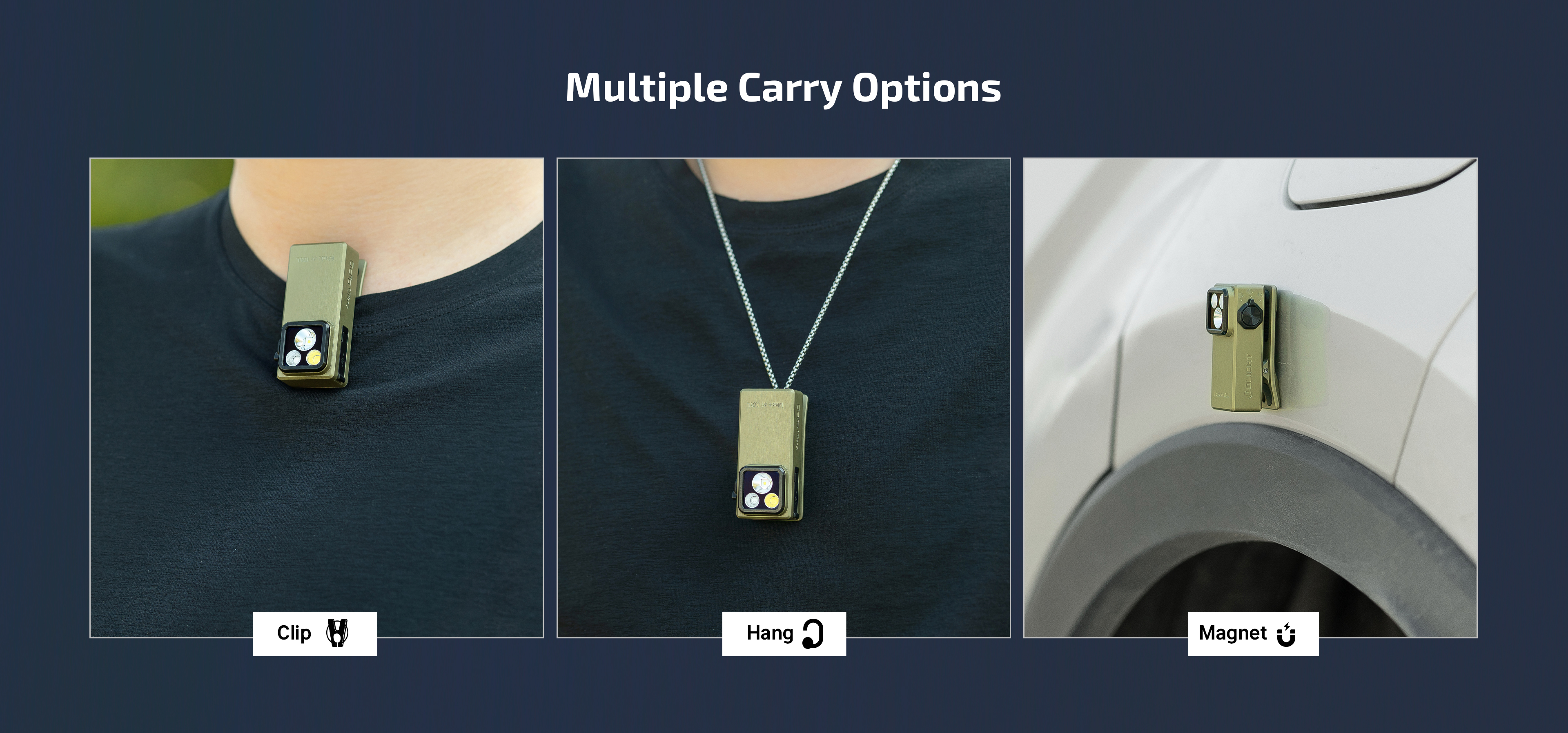 Olight Oclip Ultra - Rechargeable clip-on torch - Olight Australia