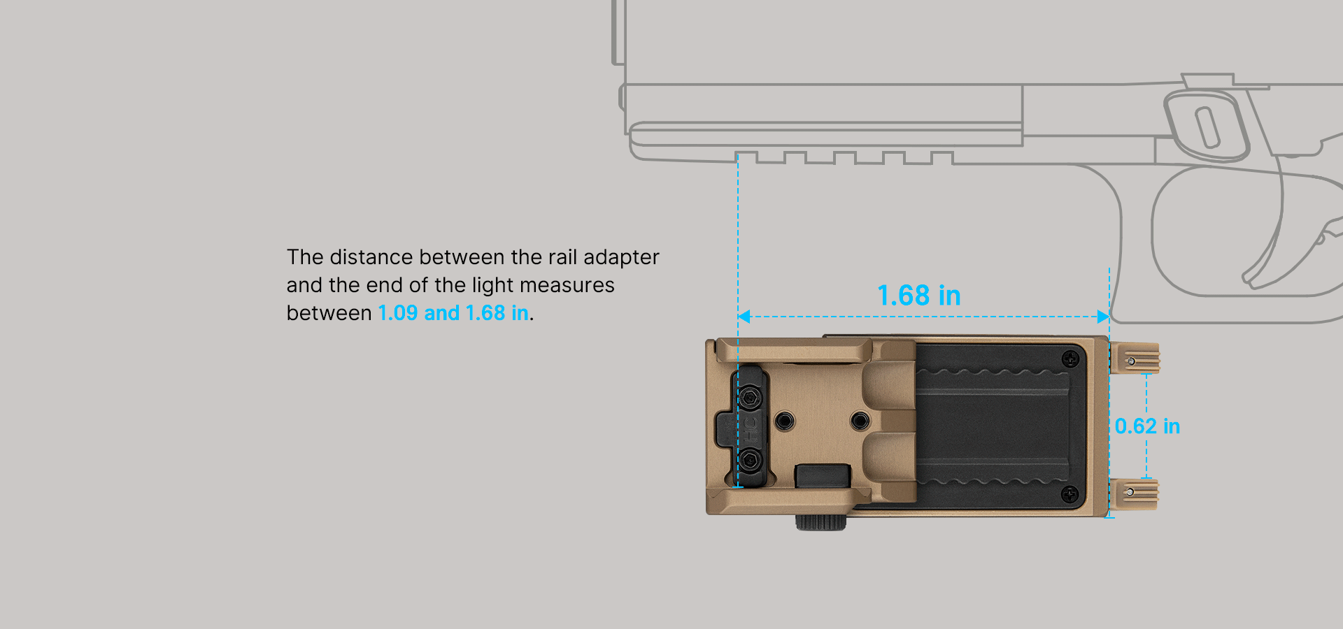 PL-MINI 3 Valkyrie Rail Mounted Light - Olight Canada