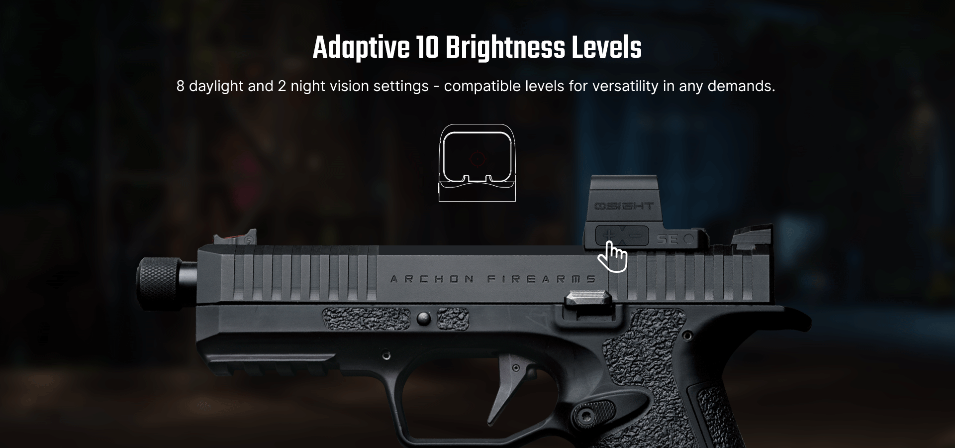 Osight SE Micro Red Dot Sight Sealed Emitter Optic RMSc Footprint ...